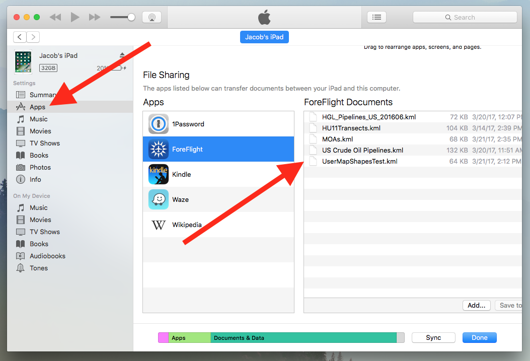 ForeFlight - User Content